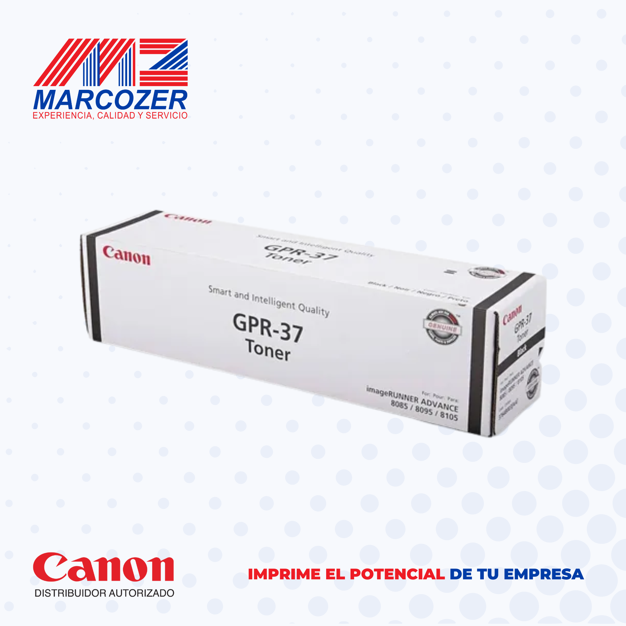 Tóner GPR-37 Negro – Marcozer
